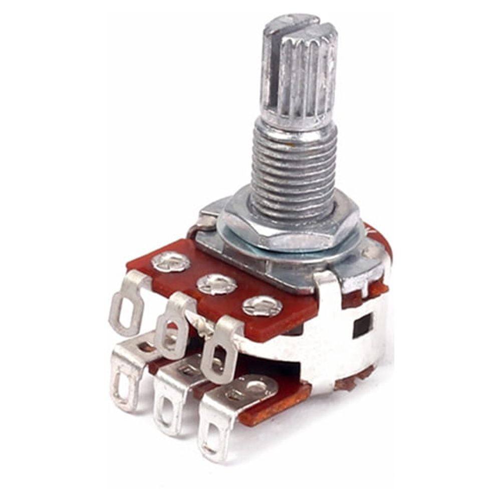 Guitar Potentiometer Dual Pot B500K Mini Control Copper Shaft for ...