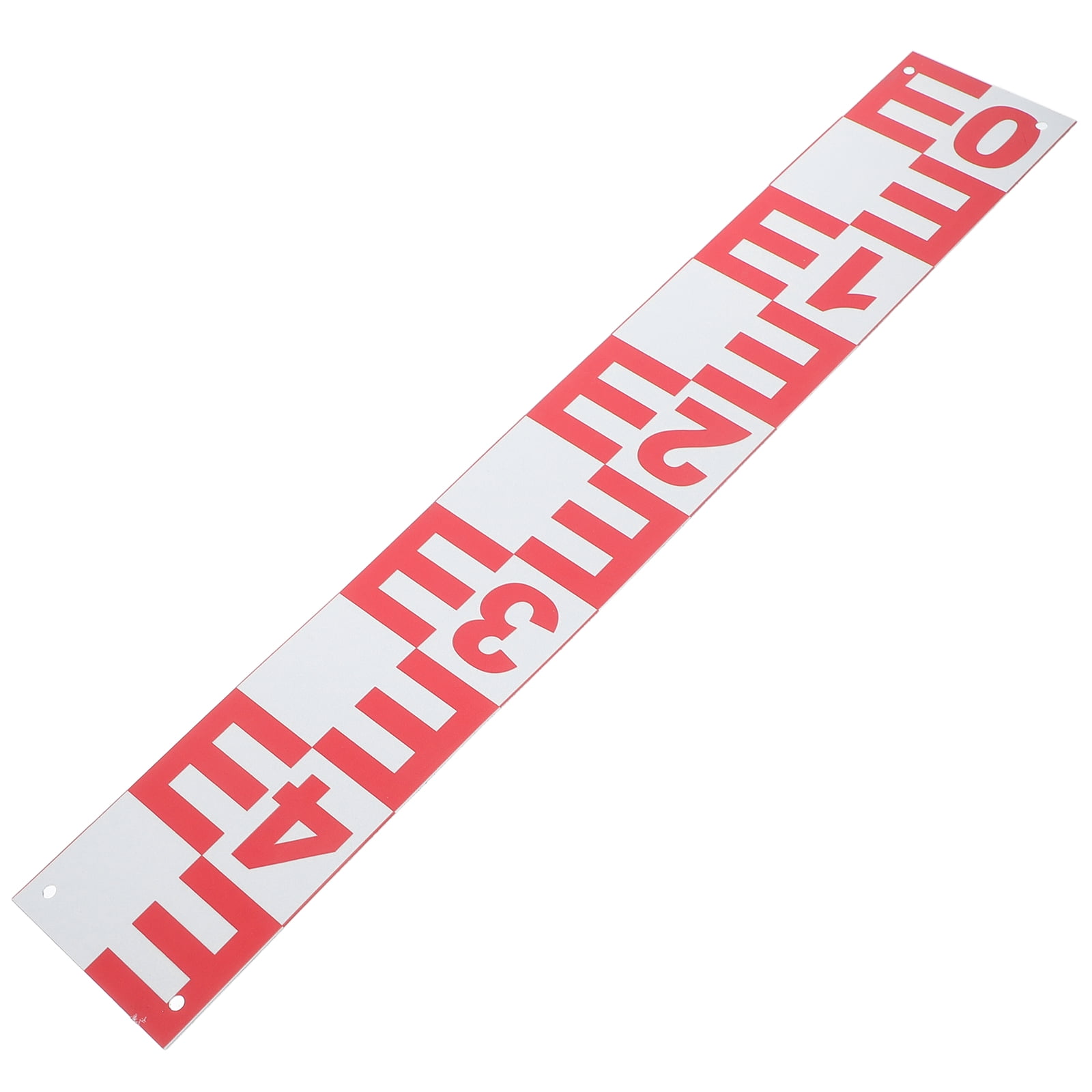 Zehuanyu Water Gauge River Measurement Tool 50.00X8.00X0.10CM Red ...