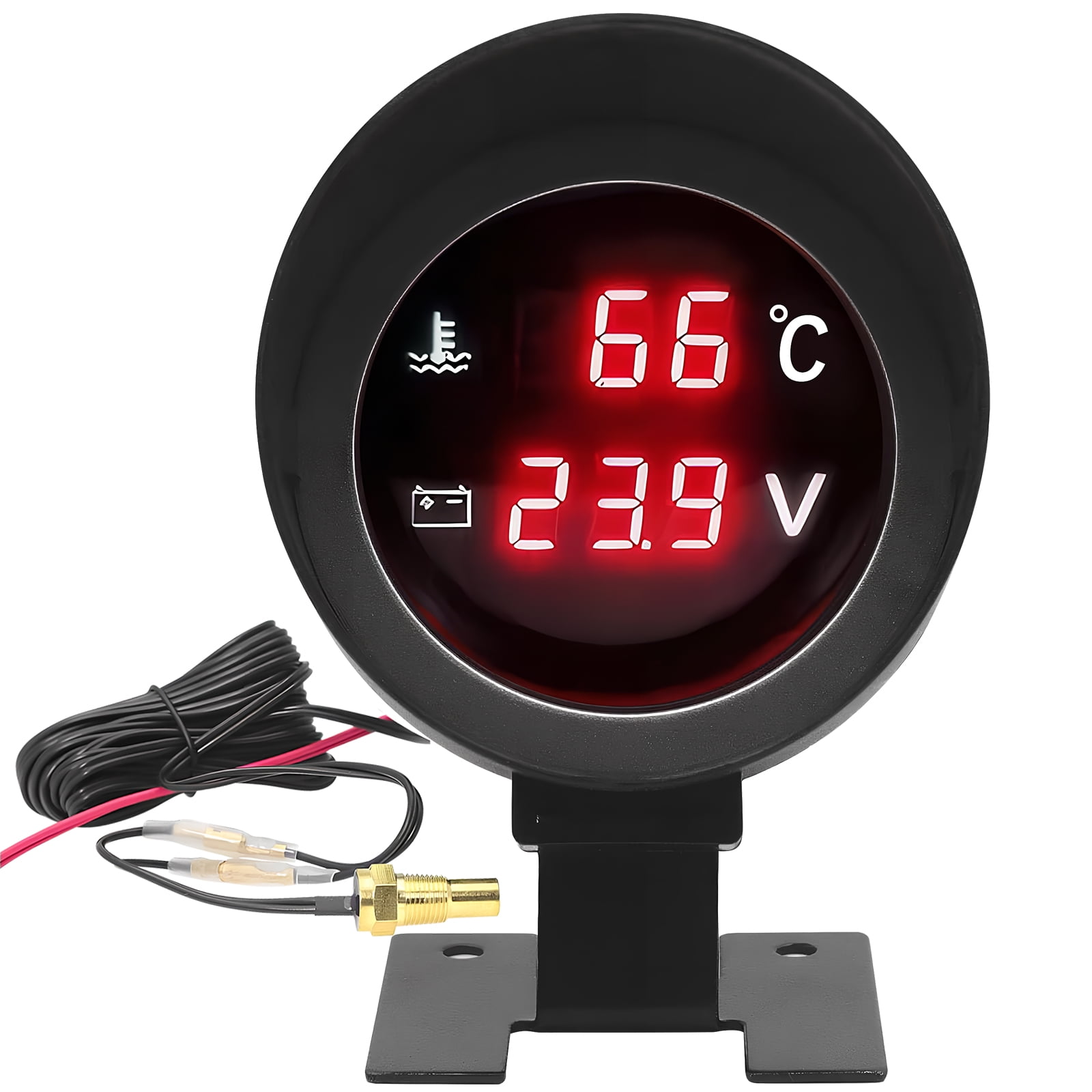Zehuanyu Water Temperature And Voltage Gauge For Car Temp Gauge ...
