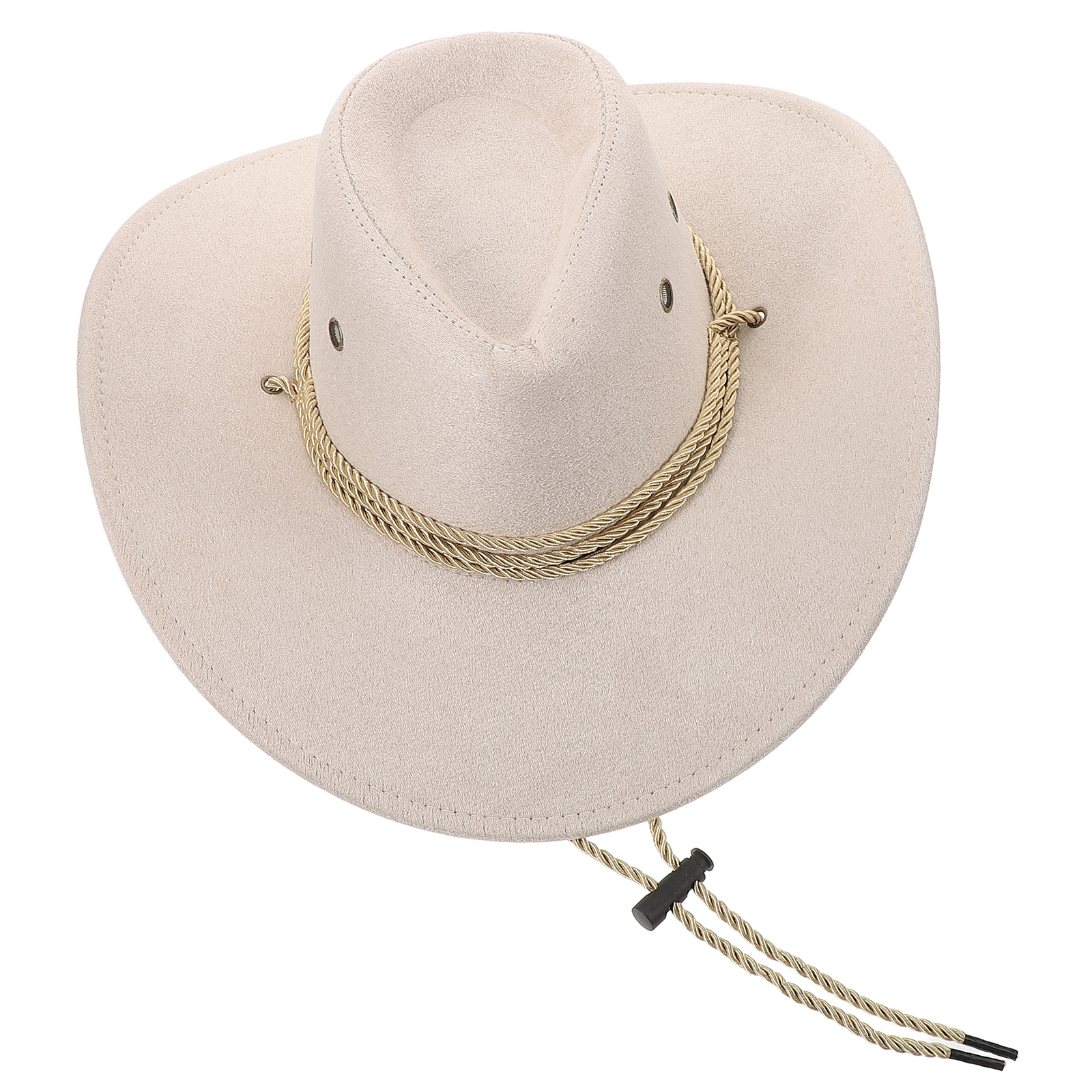 Zehuanyu Western Cowgirl Hat with Wide Brim, Unisex Rolled Up Caps for ...