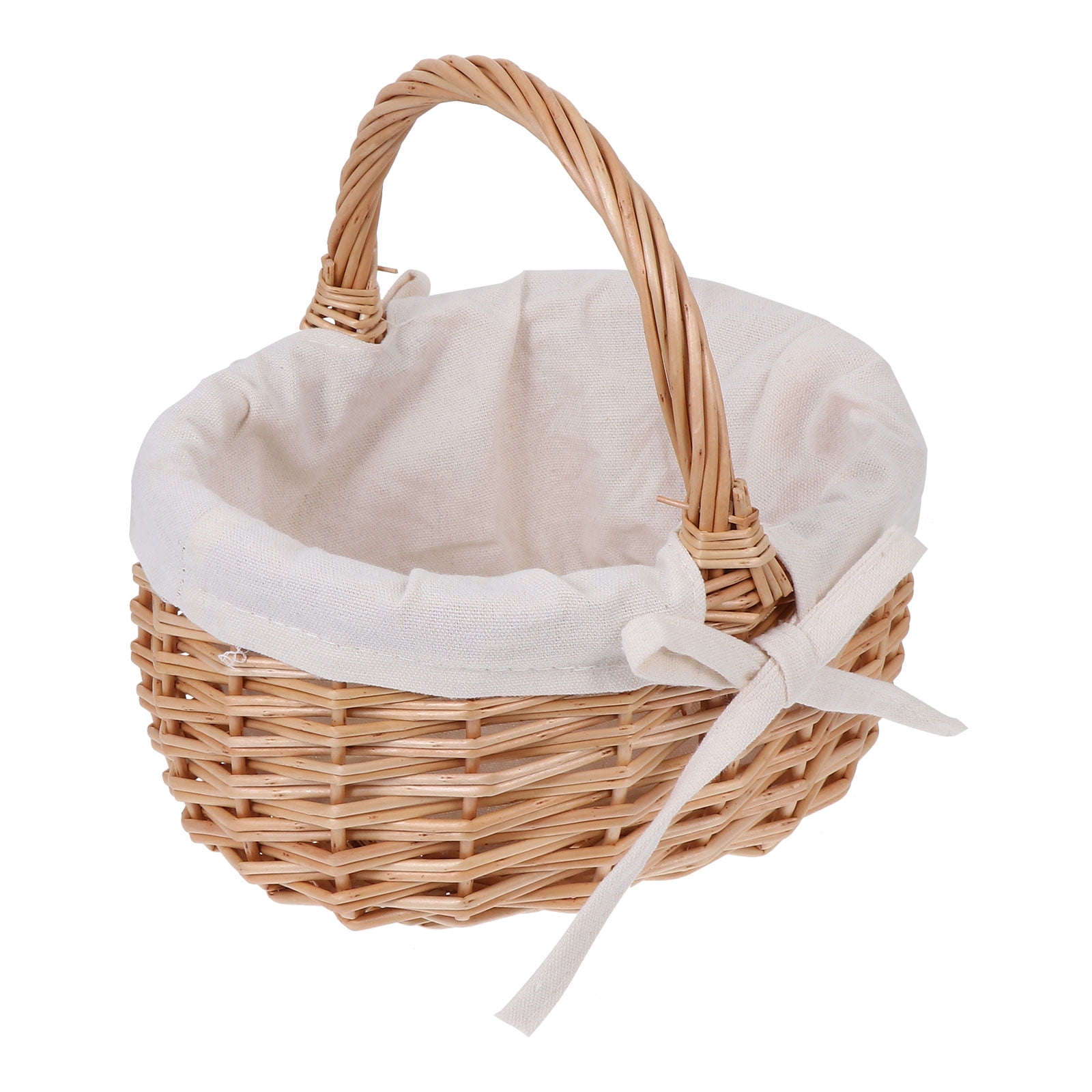 COOPHYA Natural Style Wicker Woven Flower Basket in Khaki for Women 1 ...