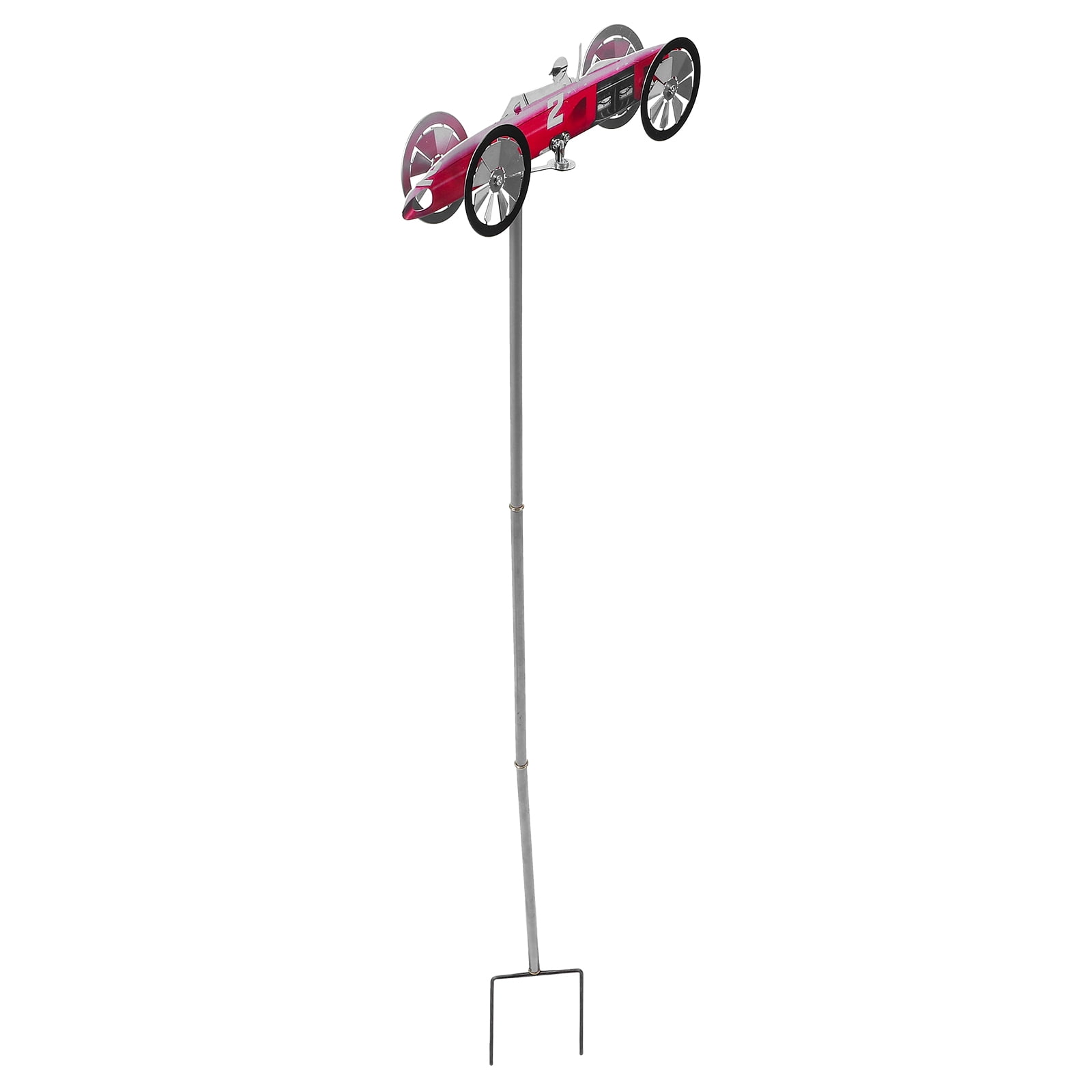 Zehuanyu Wind Mill Garden Stake Outdoor Windmill Race Car Windmills Red ...