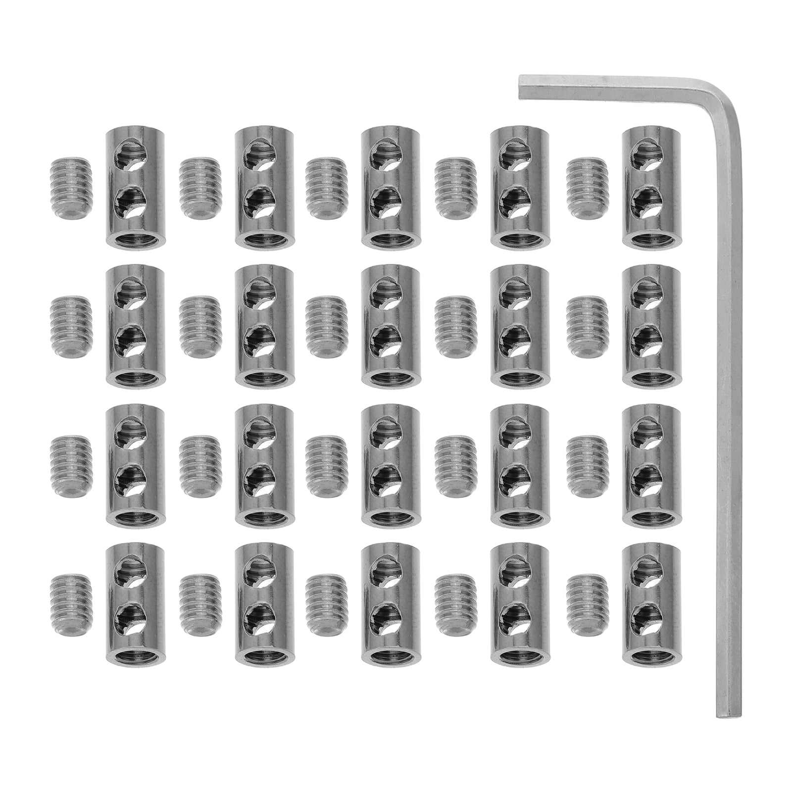 Zehuanyu Wire Cable Clamp Double Hole Clamps for Cables Retro Phone ...