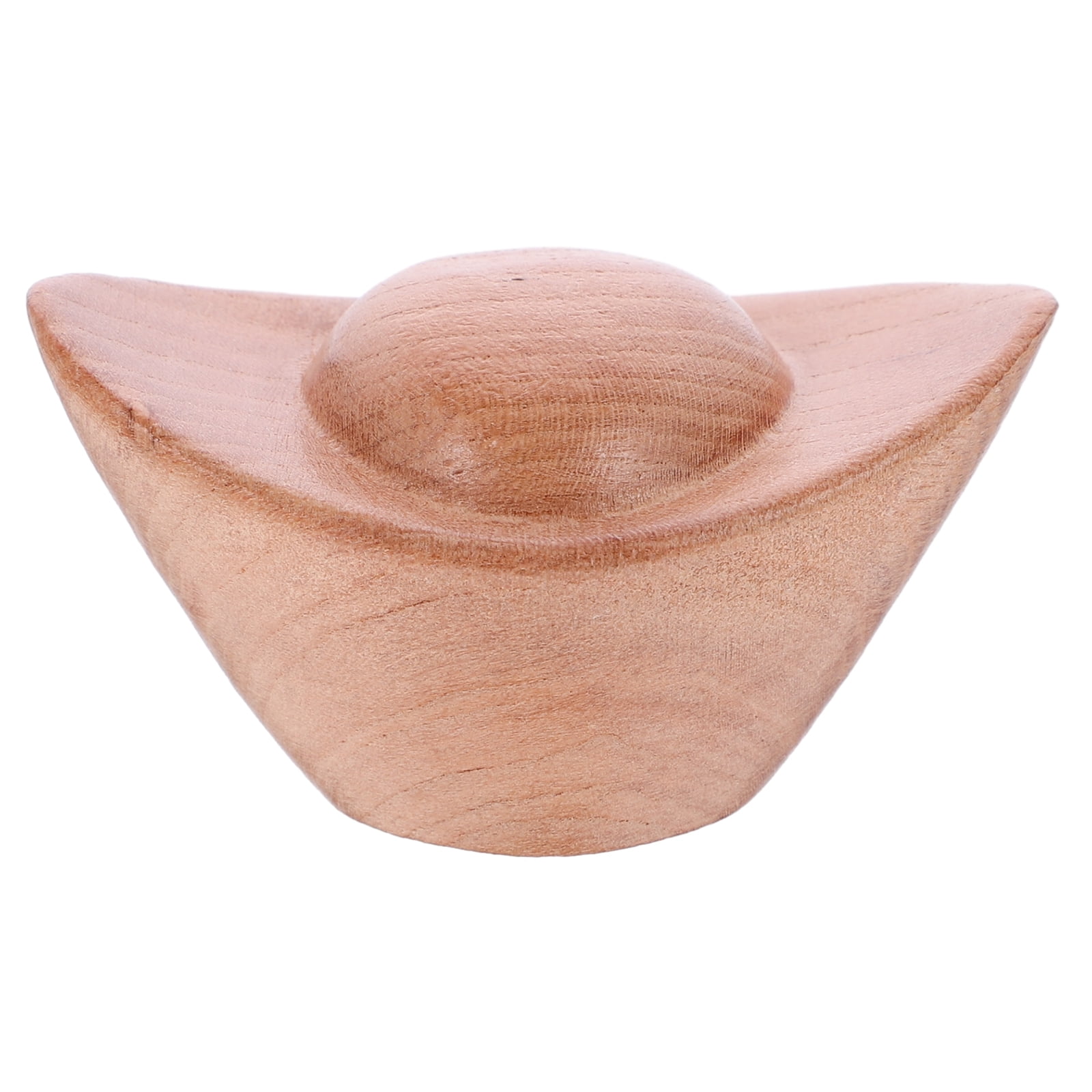 Zehuanyu Wood Carving Ingot Ornament Wood Carving Craft Ingot Figurine ...
