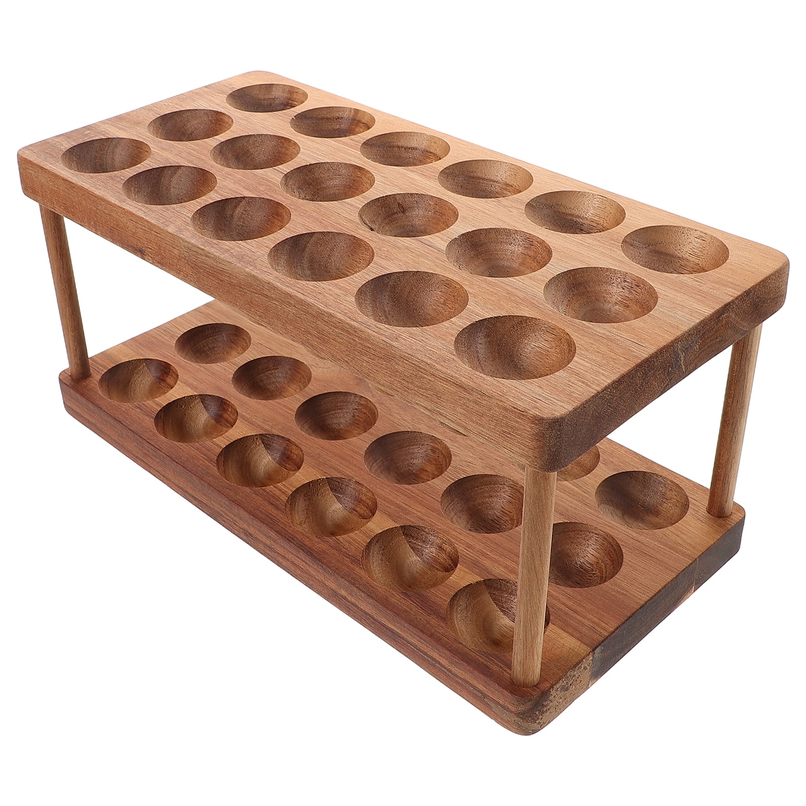 Zehuanyu Wood Egg Tray Kitchen Countertop Easter Egg Holder Easter Eggs ...