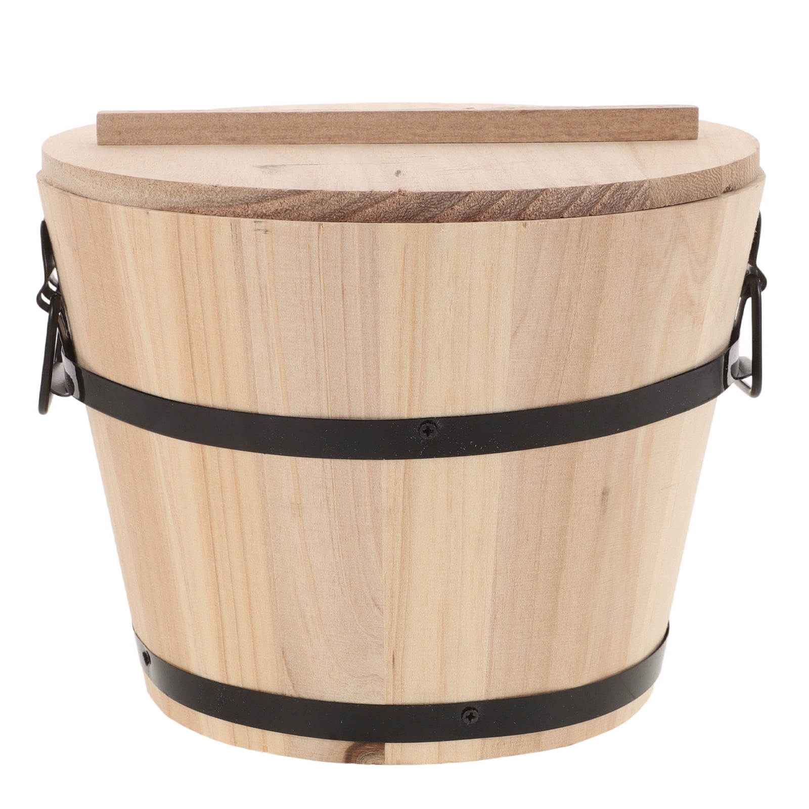 Zehuanyu Wooden Barrel Sushi Storage Bucket Cooked Rice Barrel Chinese ...
