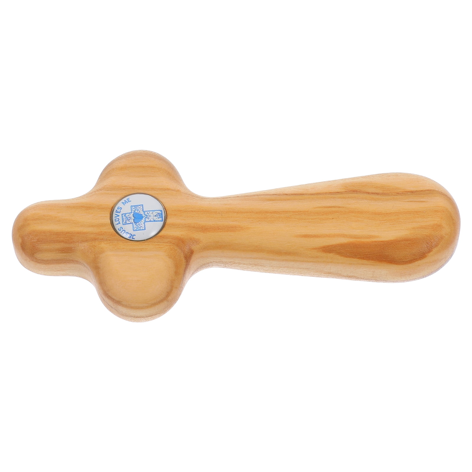 Zehuanyu Wooden Cross Baptism Confirmation Handheld Cross for Prayer ...