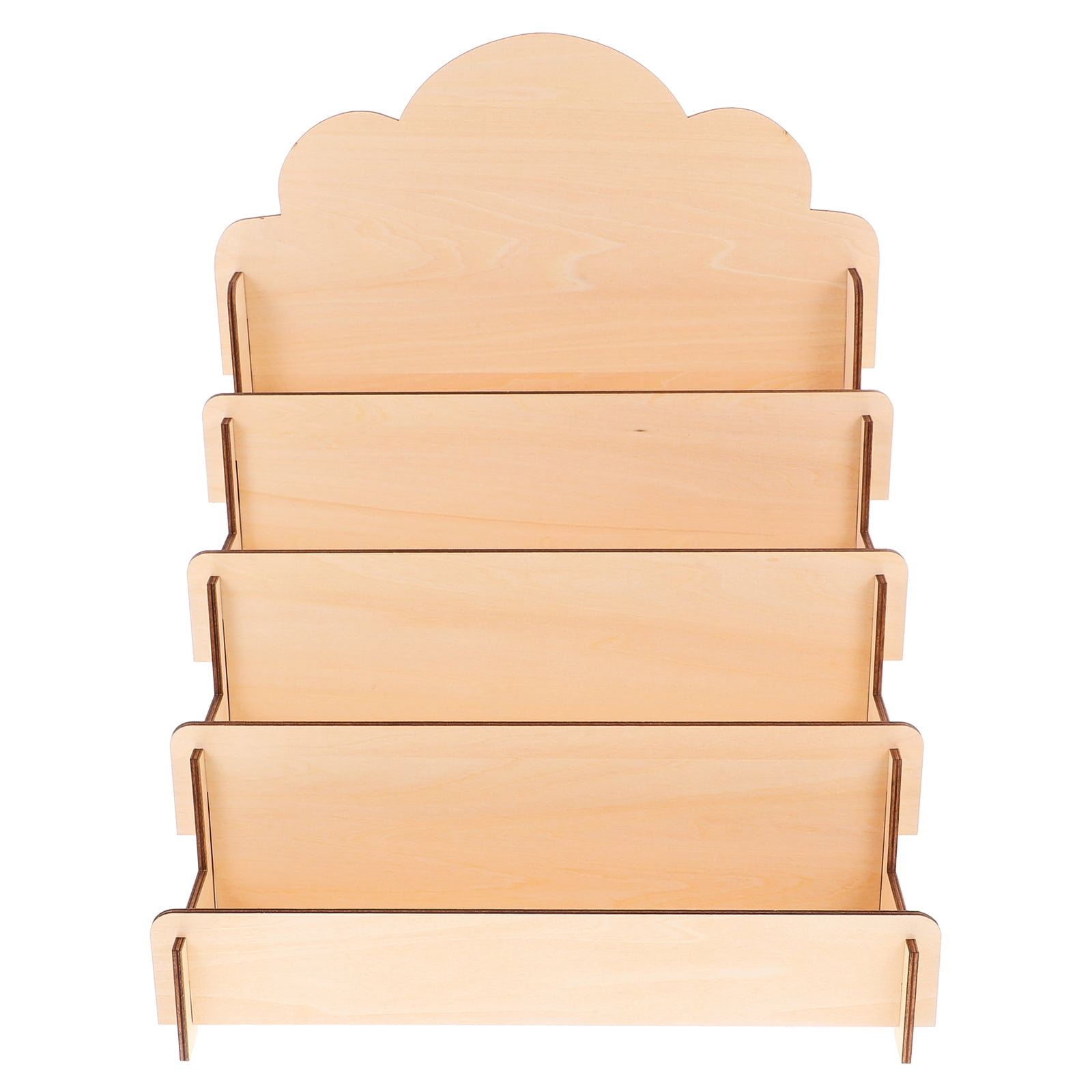 Zehuanyu Wooden Greeting Cards Display Stand Tiered Card Display Rack ...
