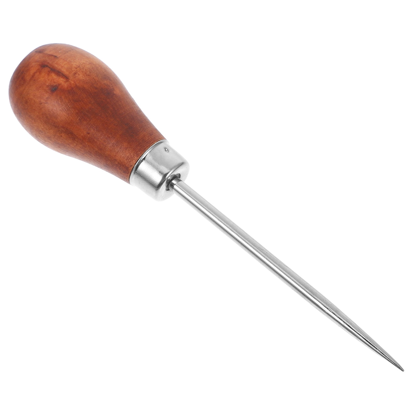 Zehuanyu Wooden Handle Scratch Awl with Cone Needle for Sewing and ...