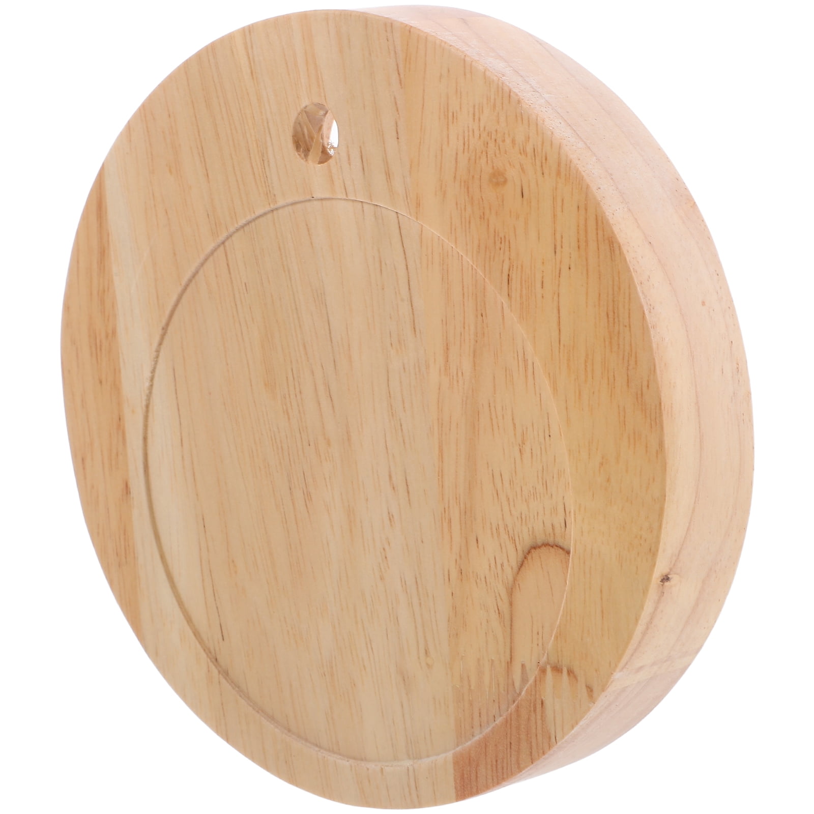 Zehuanyu Wooden Lamp Base Concave Solid Wood Lamp Stand for DIY ...