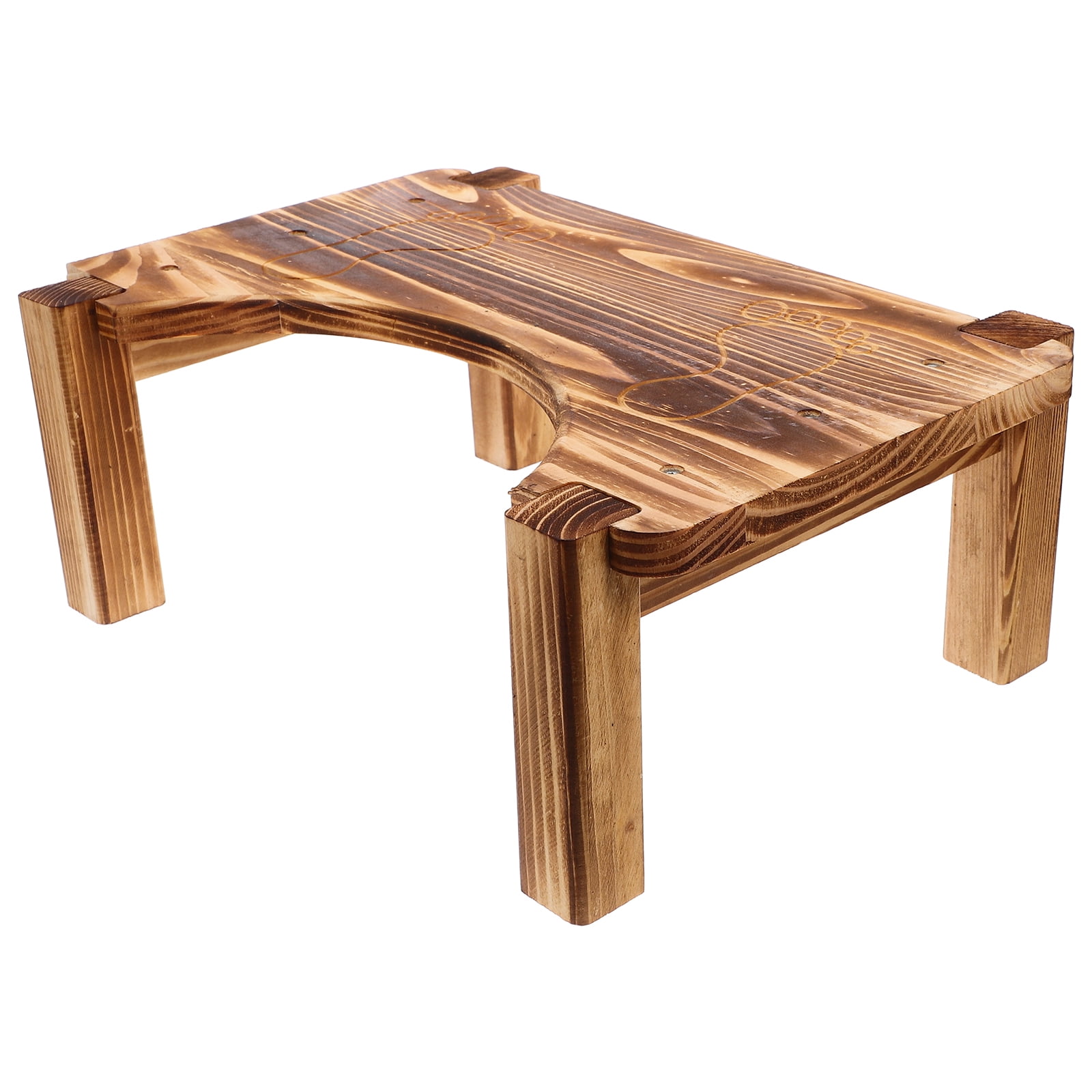 Zehuanyu Wooden Toilet Stool For Adults And Kids Bathroom Foot Stool ...