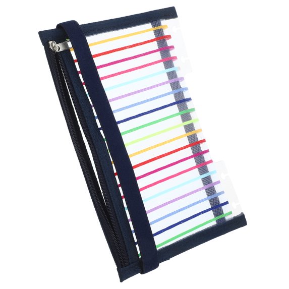 Zehuanyu Zipper Notebook Pocket Fabric Pencil Pouch Loose-leaf Document ...