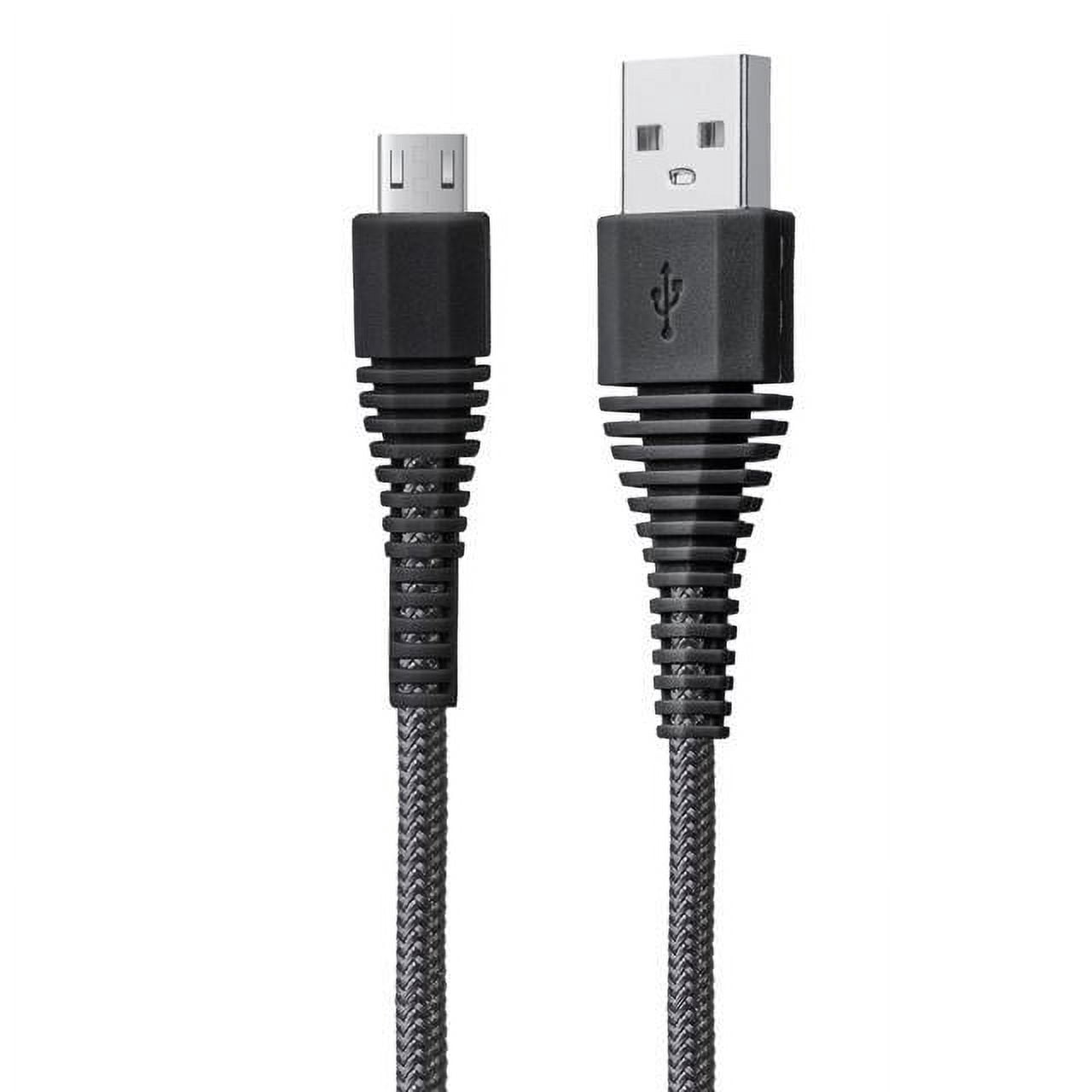Zeikos BLT21 Built Tough Micro Usb 6' Cables Black - Walmart Business ...