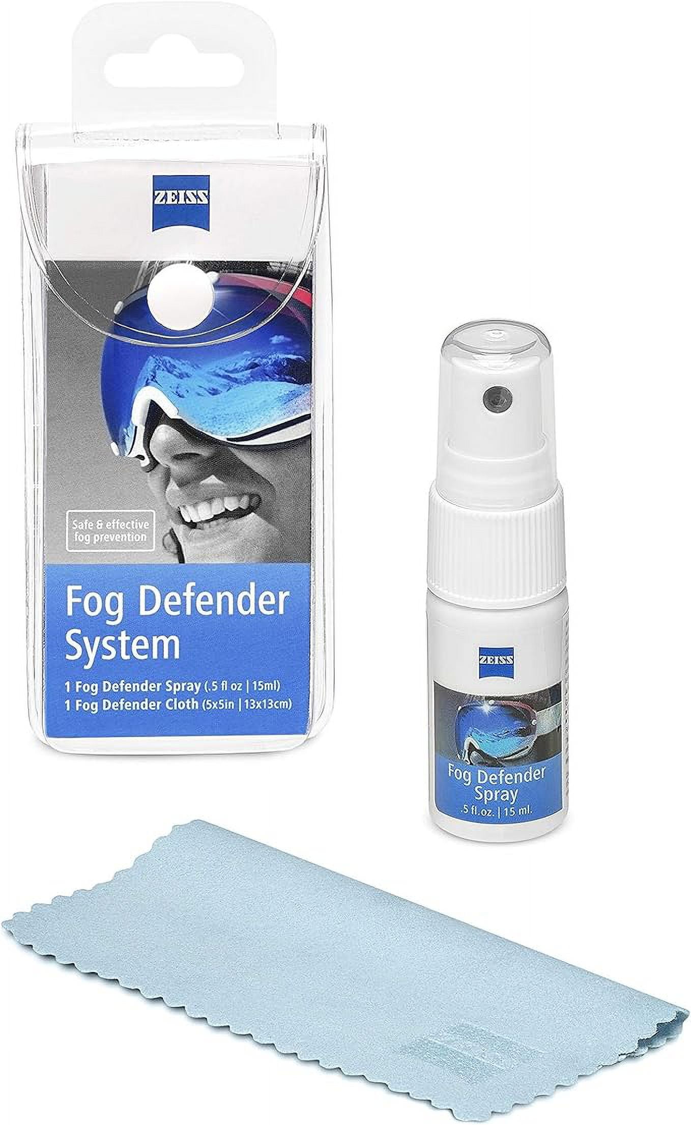 Zeiss Anti-Fog Kit for Glasses & Goggles - 3 Pack Defender System with ...