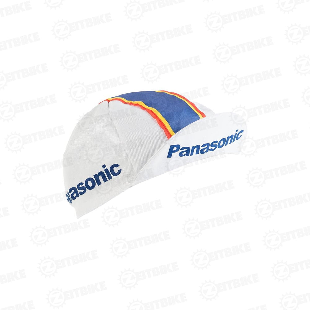 Zeitbike - Vintage Cycling Cap - Panasonic - 65% Polyester, 35% Cotton ...
