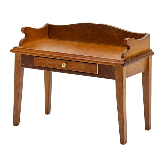 Zeiwohndc 1/12 Scale Mini Desk Wood Realistic Furniture Model Building ...