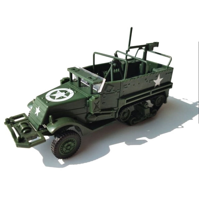 Zeiwohndc 1/72 DIY Model Kits Car Half Track Armored Vehicle Toy Easy ...