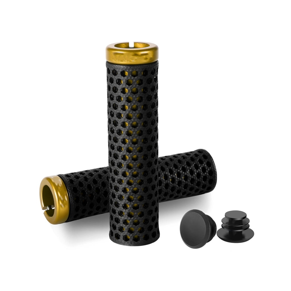 Zeiwohndc 1 Pair Bicycles Handle Cover Hollow Bikes Grip Shockproof ...
