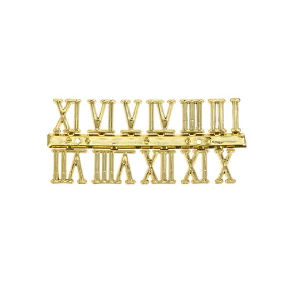 Zeiwohndc 1 Set Clock Numbers Plate DIY Arabic Roman Numeral Mechanism ...