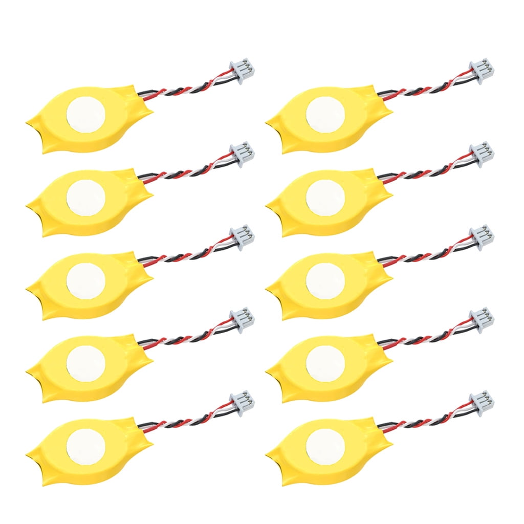 Zeiwohndc 10pcs CMOS Battery for BIOS CMOS Battery CR2032 with 3 Pin ...