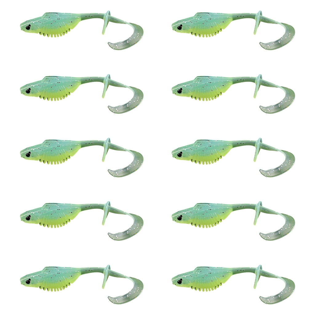 Zeiwohndc 10pcs Twist Fishing Lures for Bites Detection in Various ...