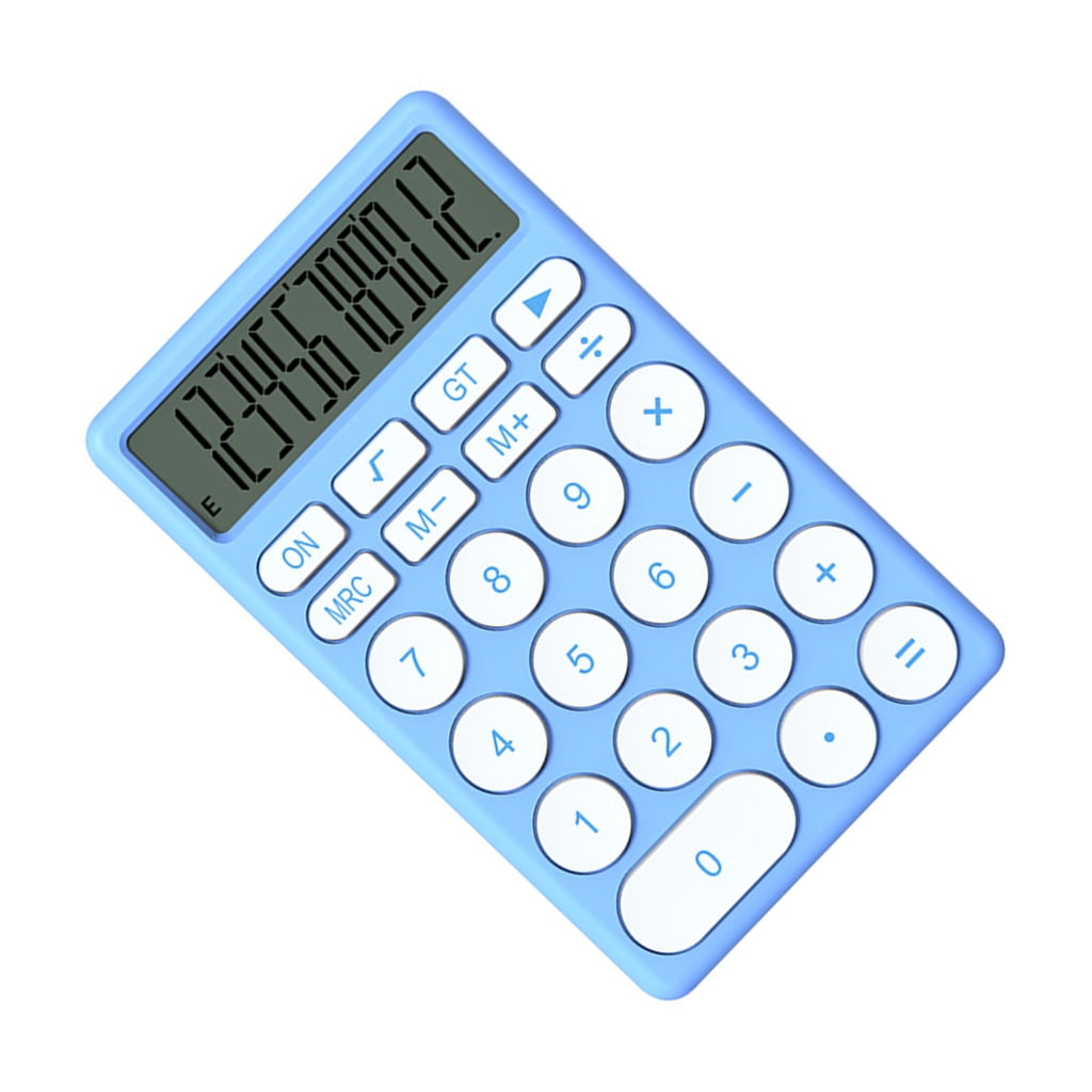 Zeiwohndc 12 Digits Electronic Calculator Colorful and Functional ...