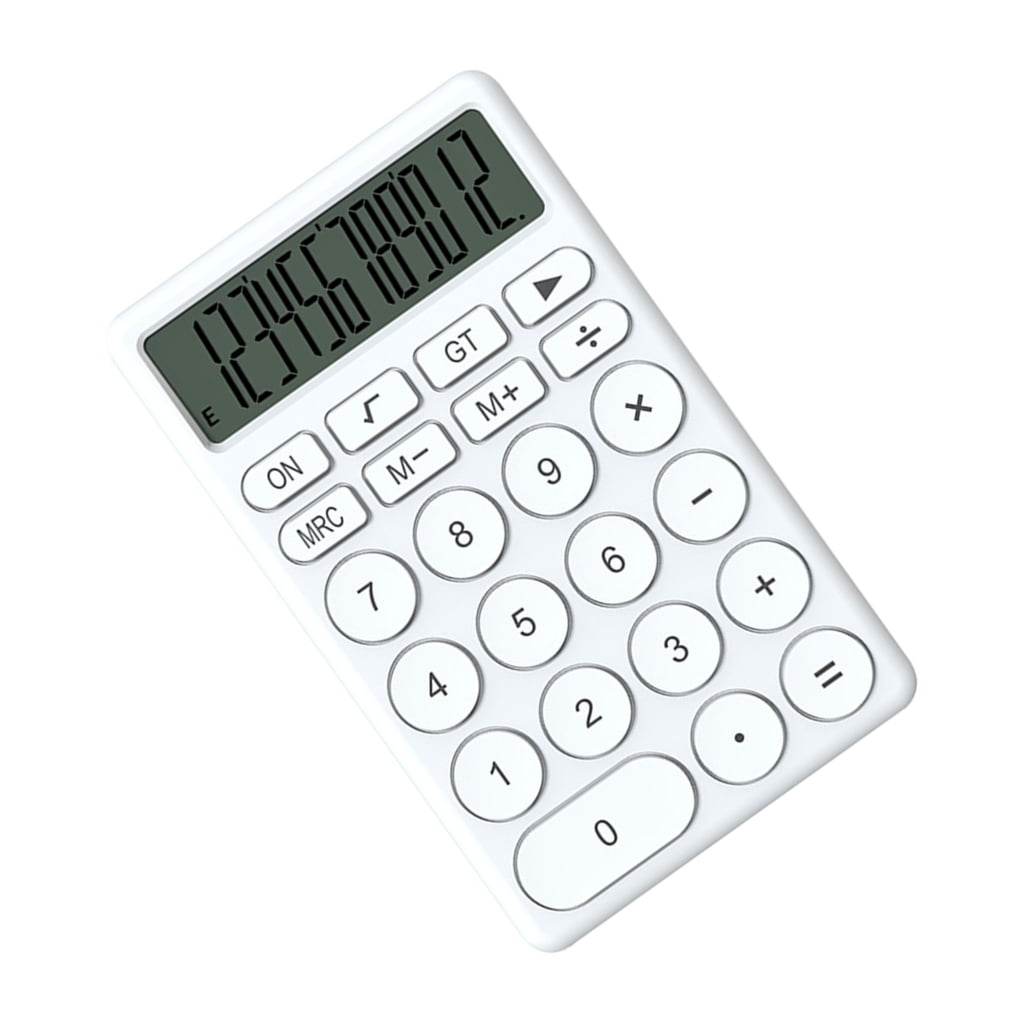 Zeiwohndc 12 Digits Electronic Calculator Colorful and Functional ...