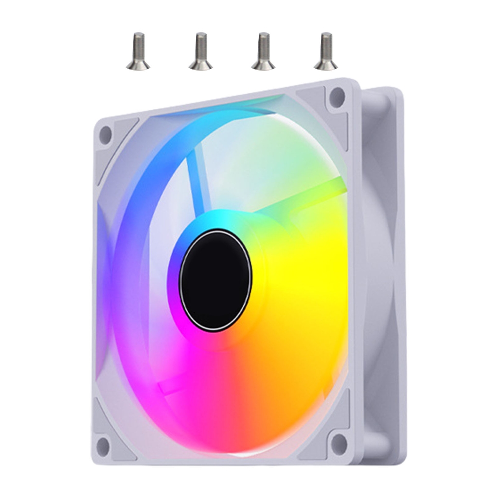 Zeiwohndc 1200RPM Computer Case Quiet Fan with Light Quiet 12V CPU ...