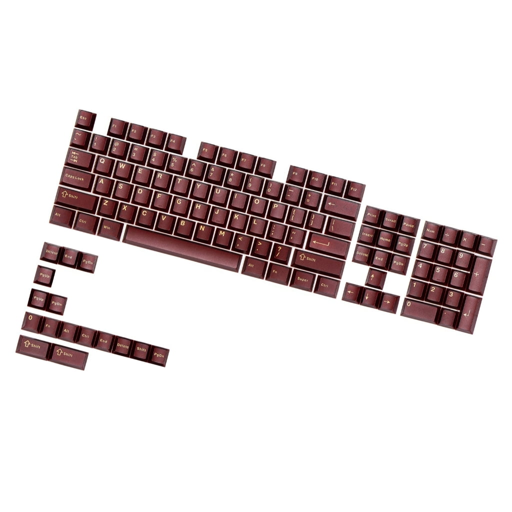 Zeiwohndc 120Pcs ABS Semi Transparent Keycap Double Shot Key Cover for ...