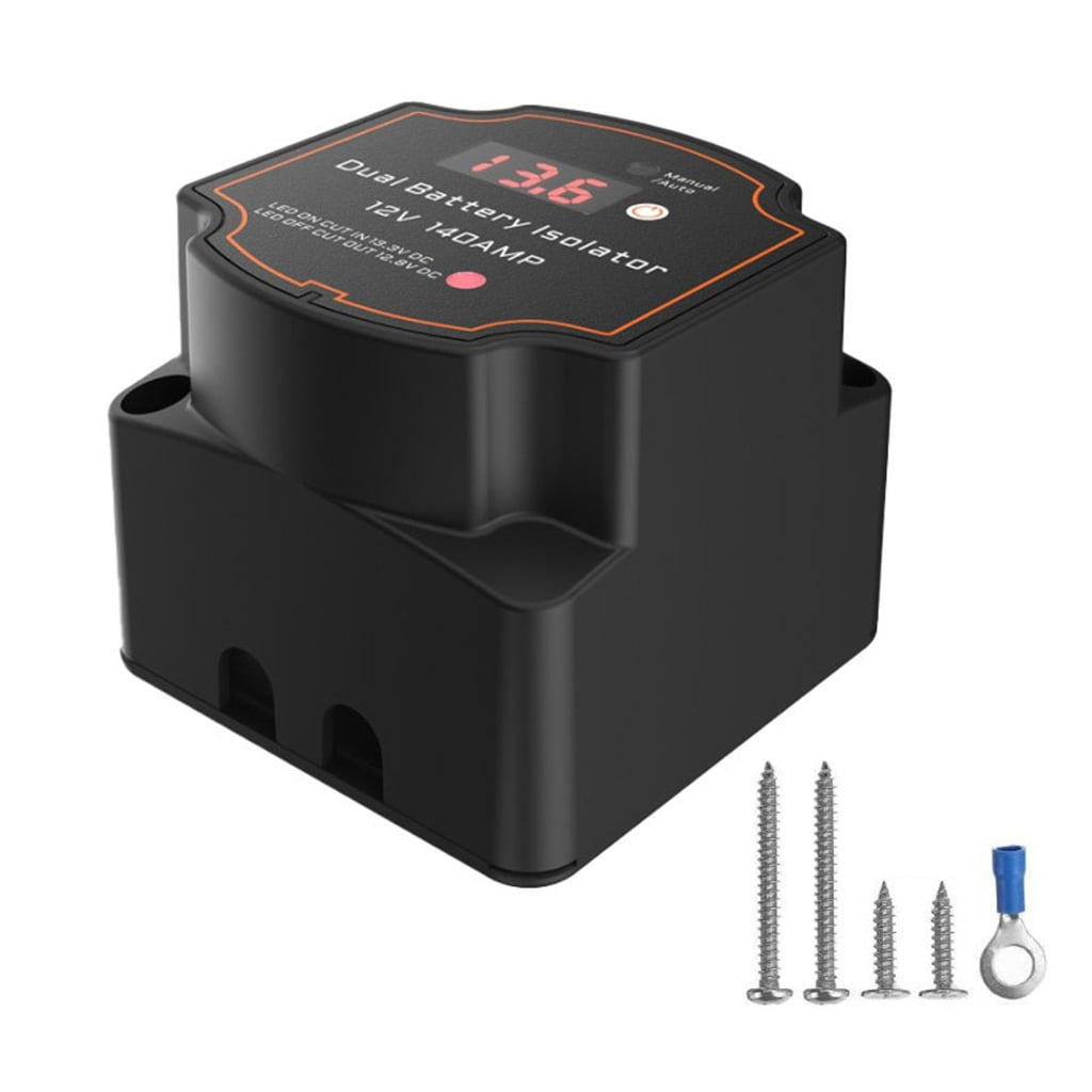 Zeiwohndc 12V 140A Double Battery Isolator Voltage Sensitive Relays VSR ...