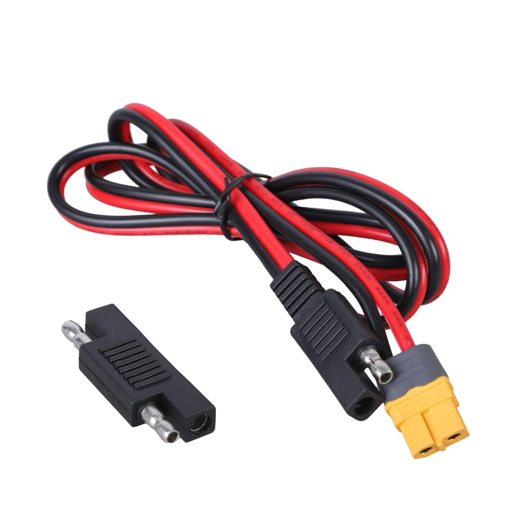 Zeiwohndc 14AWG XT60 Female to SAE Powers Cable with SAE Connectors for ...