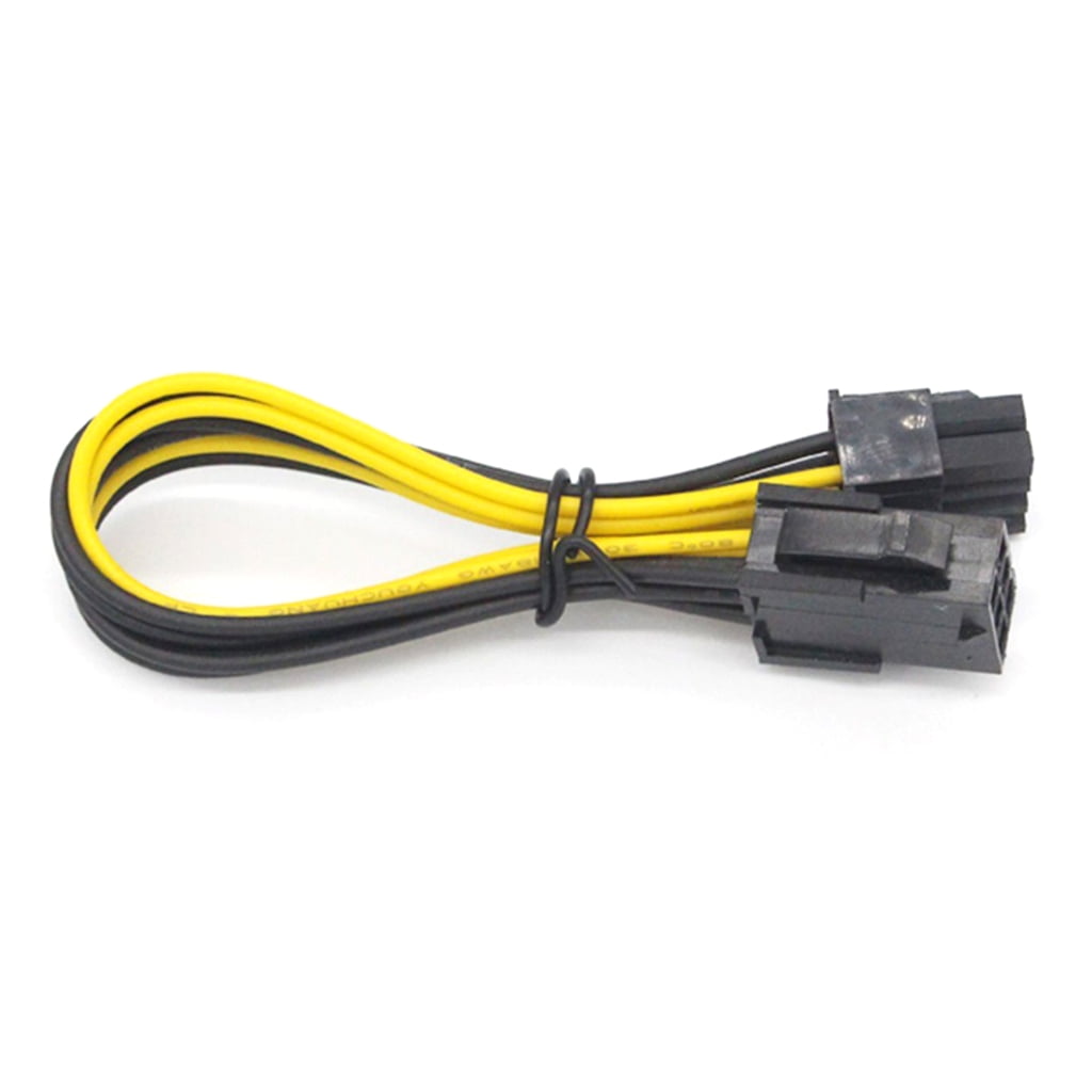 Zeiwohndc 18AWG PCIExpress Power Extension Cables 6Pin Male to 8Pin ...