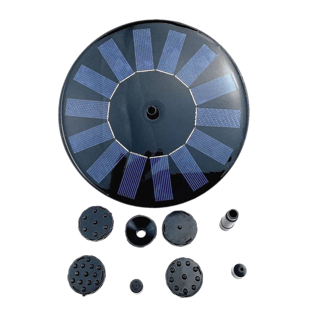 Zeiwohndc 190L/H Solar Panel Powered Water Pump Garden Pool Pond Fish Aquarium Fountain ...