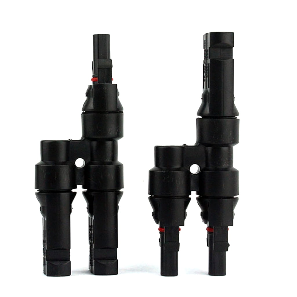 Zeiwohndc 1Pair 2 To 1 Solar Panel Connectors T Type T3 Parallel ...