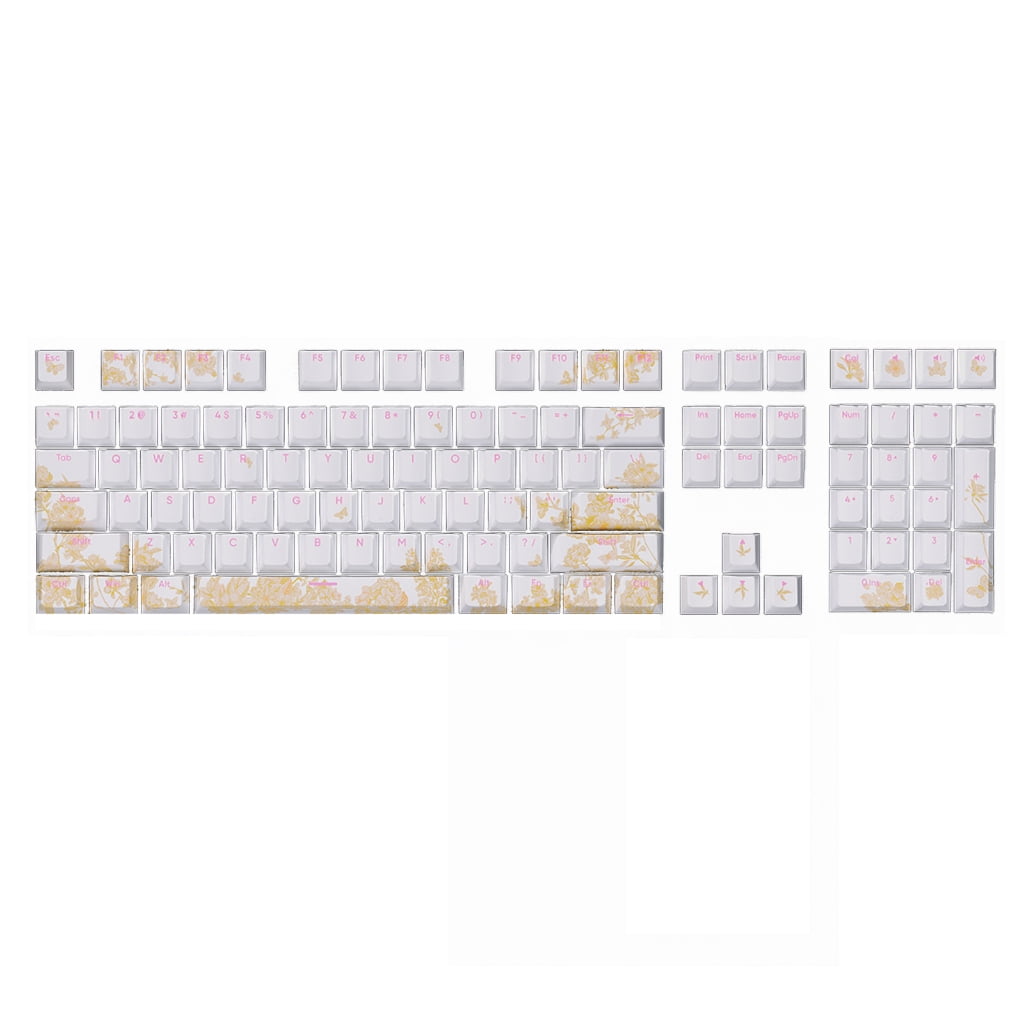 Zeiwohndc 1Set Double Shot Embroidery Backlit Keycaps for Mechanical ...