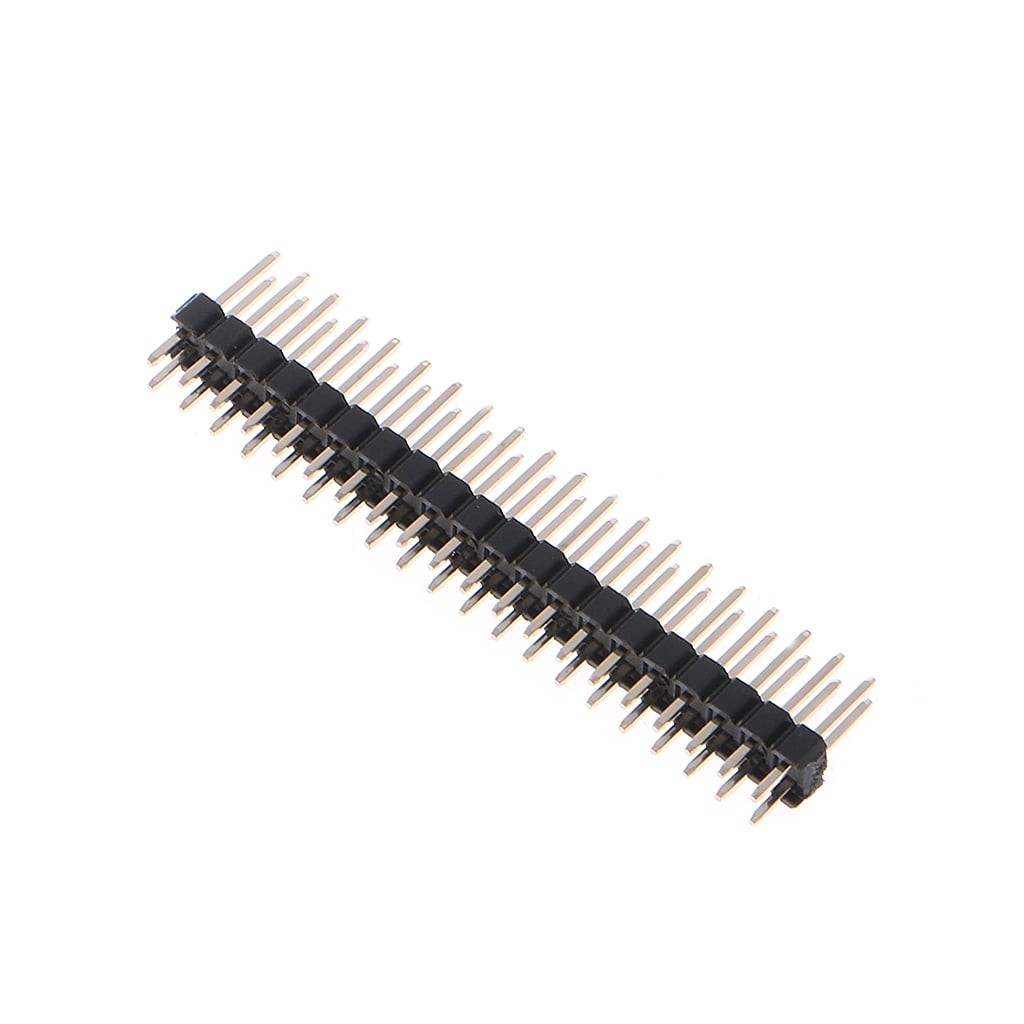 Zeiwohndc 2.54mm 2x20 Pin Break-away Dual Male Header Pin for Zero GPIO ...
