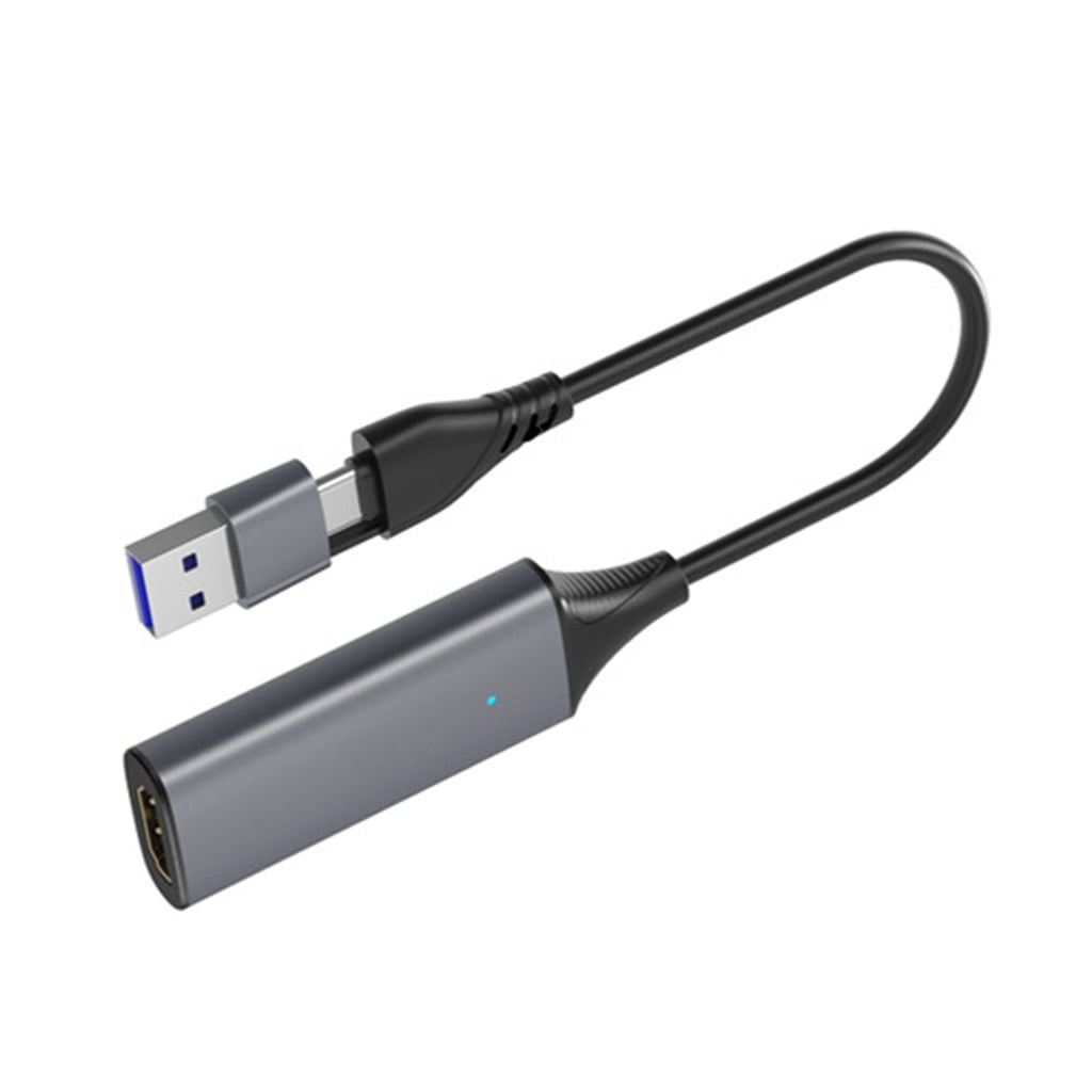Zeiwohndc 2 in 1 to USB Type C Video Capture Card for Live Stream ...