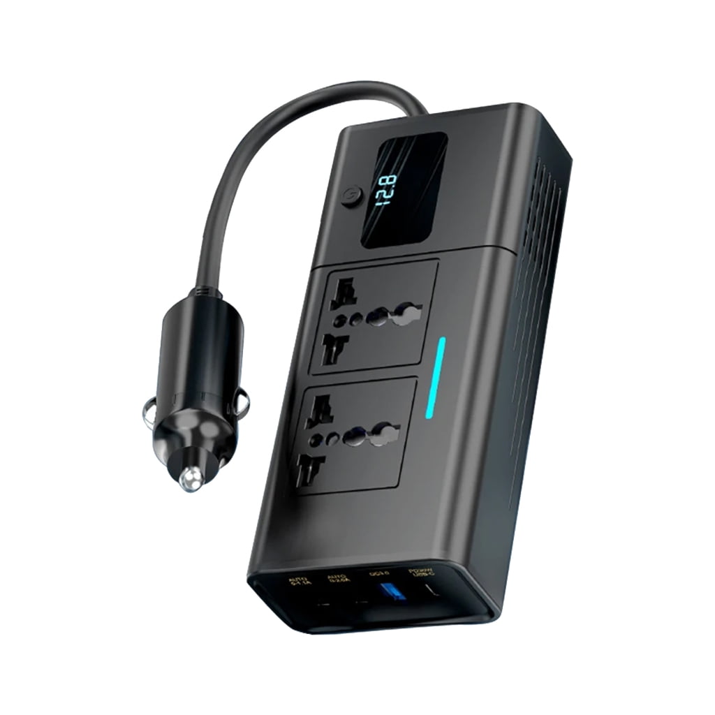 Zeiwohndc 200W Car Power Inverter 12V to 220V USB 5V Auto Chargers ...