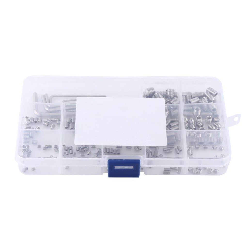 Zeiwohndc 240pcs Allen Head Screws Hex Socket Head Screws Grub Screw ...