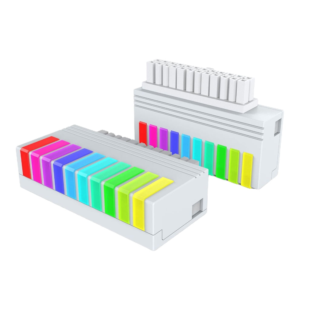 Zeiwohndc 24pin Power Adapter Board with 90Degree Bend Neatly Organize ...