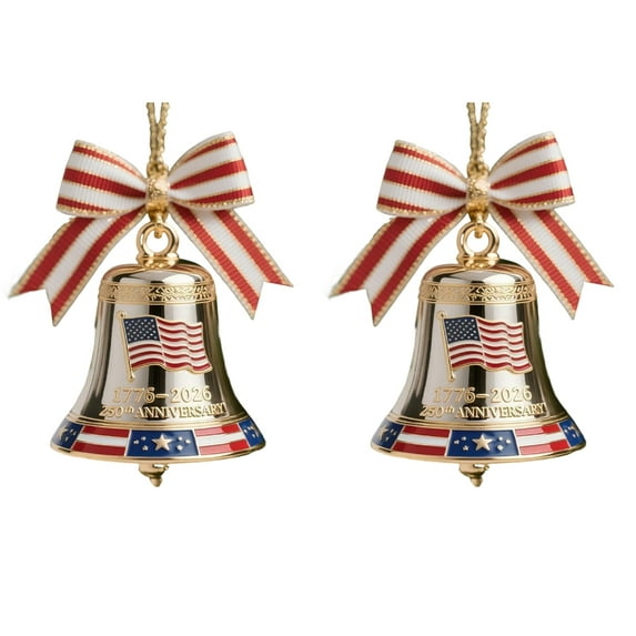 Zeiwohndc 250th Anniversary Liberty Bell Ornament Handmade US Founding ...