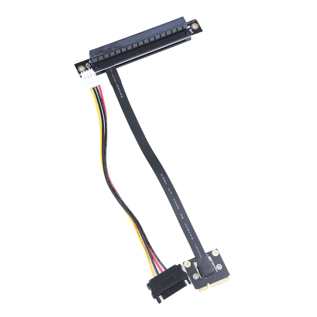 Zeiwohndc 270 Degree MiniPCIe to PCIE 1X 4X 8X 16X Adapter Cable for ...