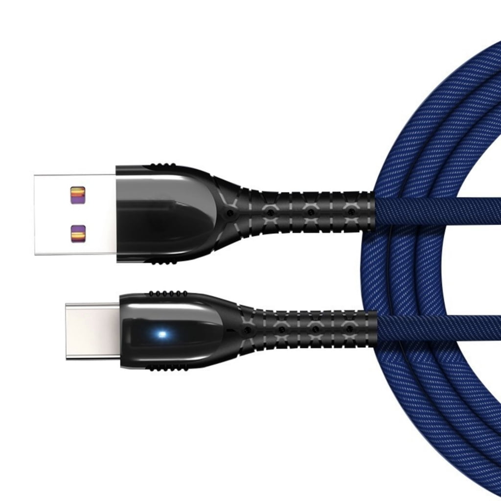 Zeiwohndc 3.28ft Long USB C Braided Cable for Fast Charging 5A ...