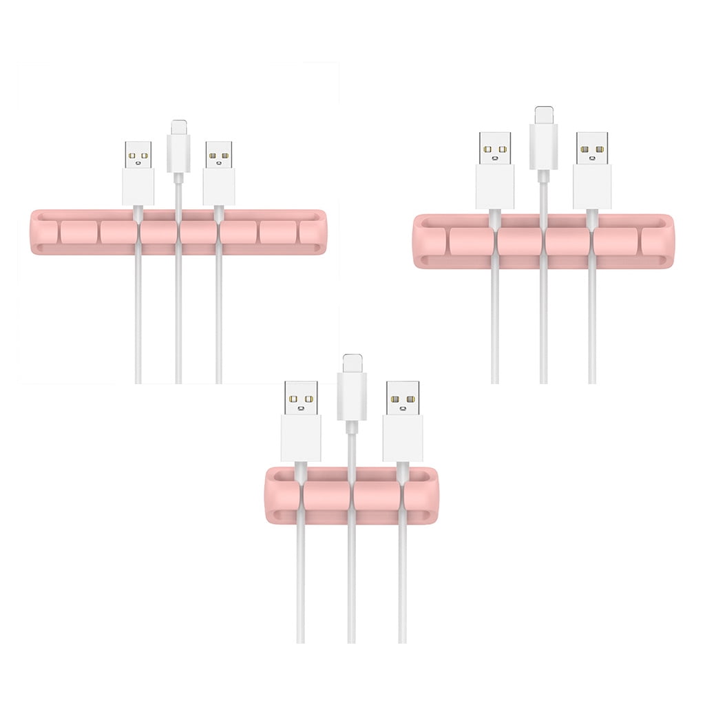 Zeiwohndc 3/5 Packs Cable Clips Tidy Cord Lead Organiser USB Charger ...