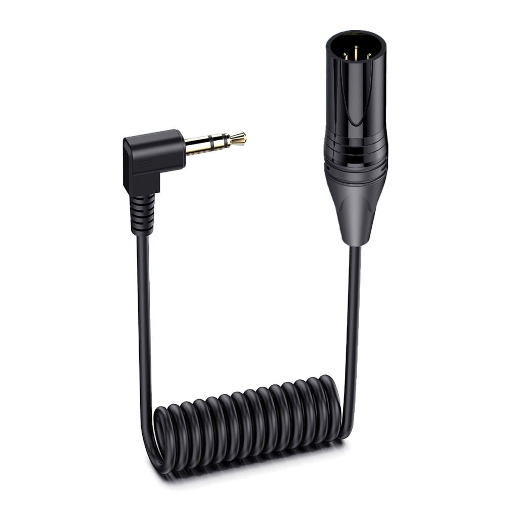 Zeiwohndc 3.5mm Stereo to 3Pin Male/Female Coiled Cable for Mobile ...