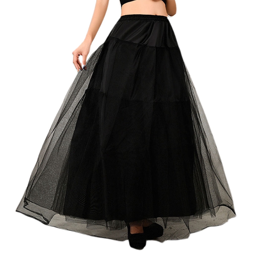 Zeiwohndc 3-layer Hard Net Soft Support no Hoop Wedding Dress Fluffy ...
