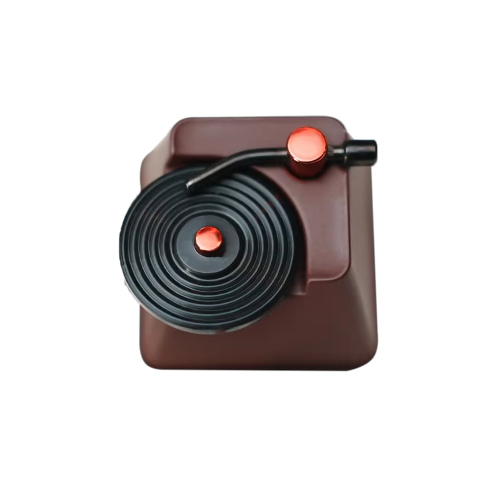 Zeiwohndc 3D Stainless Steel Keycap Mechanical Keyboards Vinyls Record ...