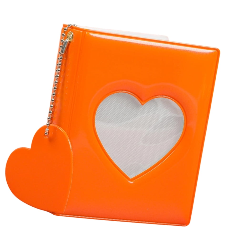 Zeiwohndc 3Inch Photo Album with Heart Shape Cutout Design for Idol ...