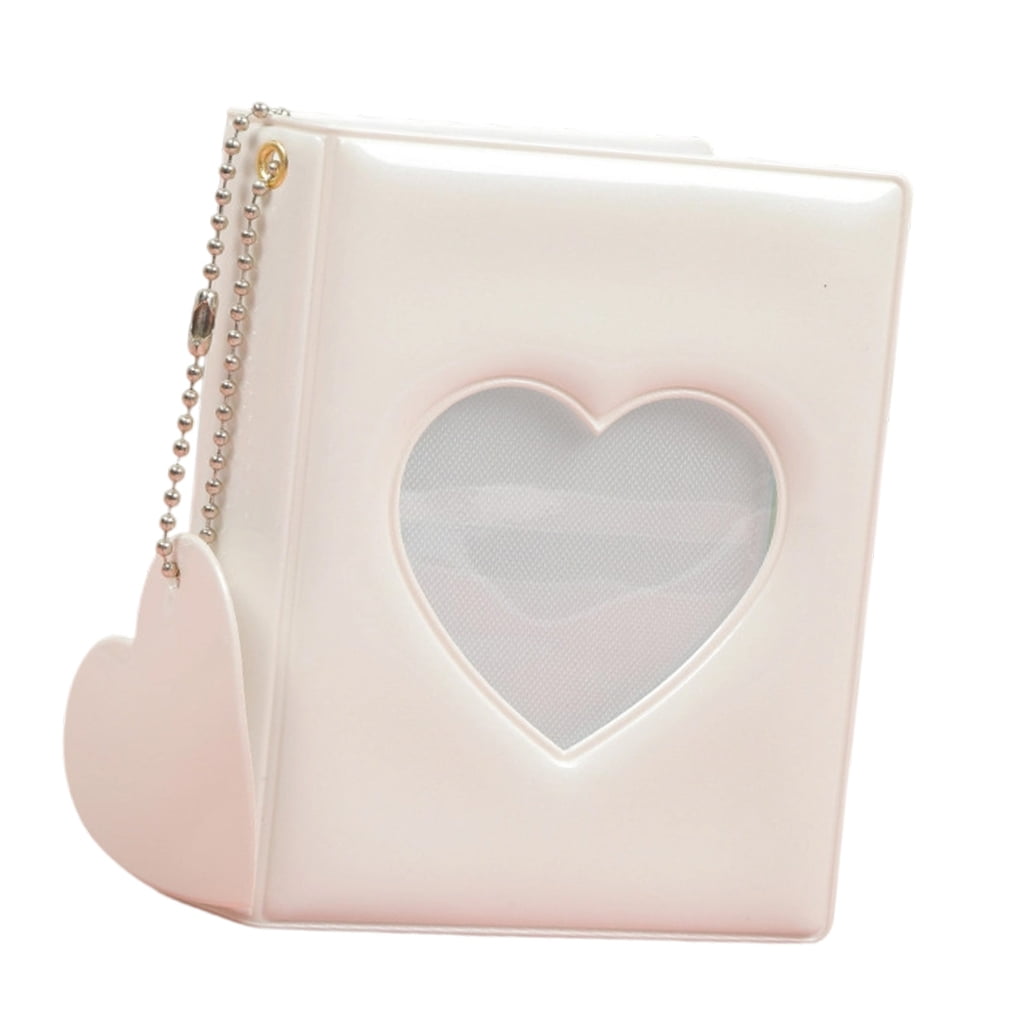 Zeiwohndc 3Inch Photo Album with Heart Shape Cutout Design for Idol ...