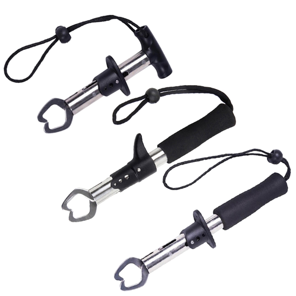 Zeiwohndc 3pcs Fishing Lip Grabber Holder Stainless Steel Fish Grabber ...